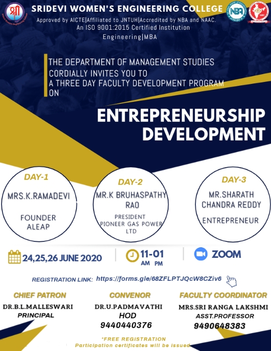 Sridevi Women's Engineering college | Best Engineering college for Women